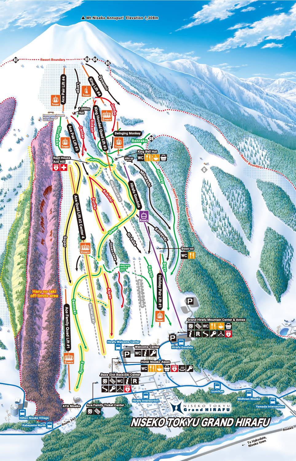 Niseko Japan Map