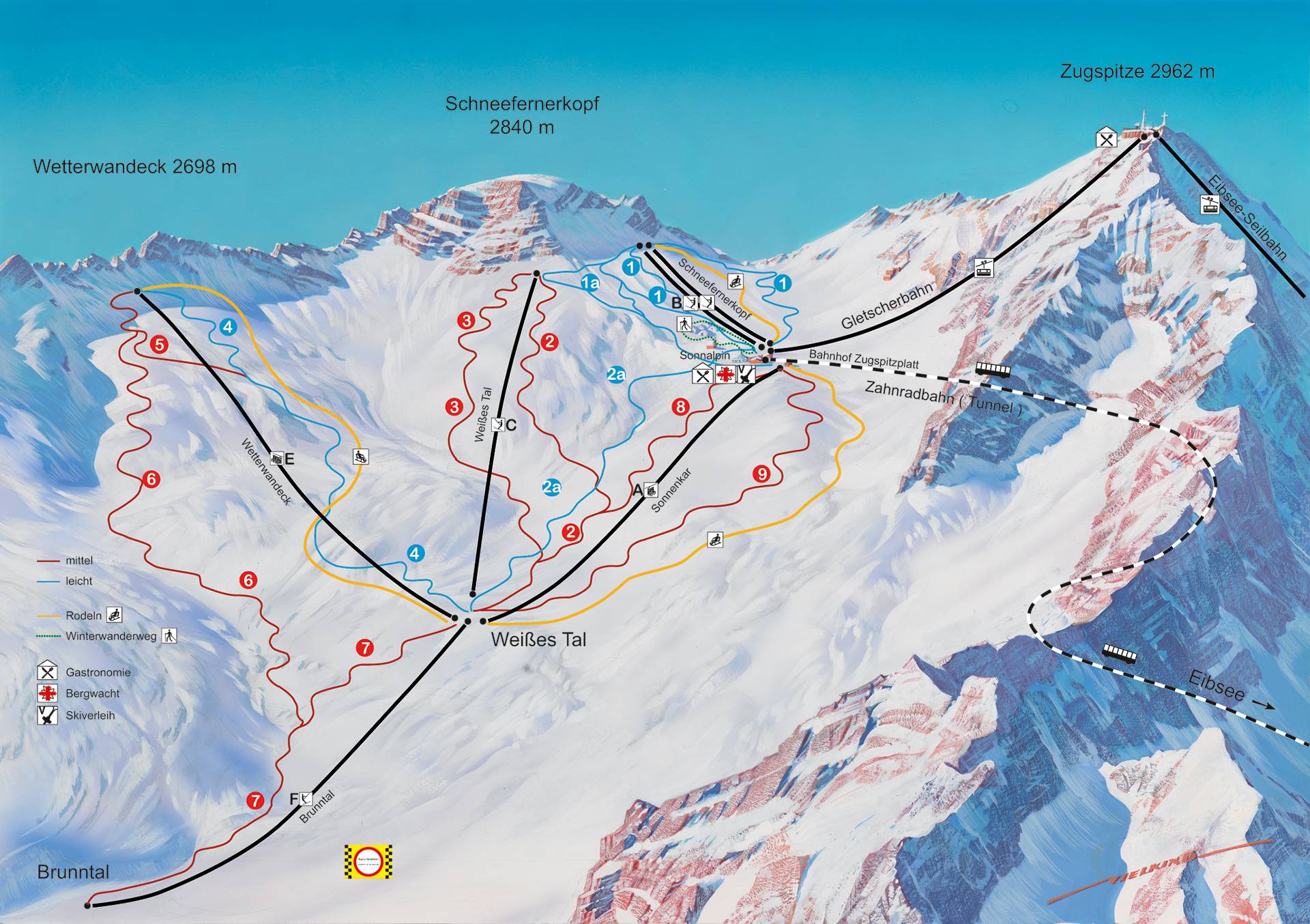 Zugspitze Map