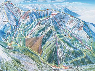 New Mexico Ski Resorts Map