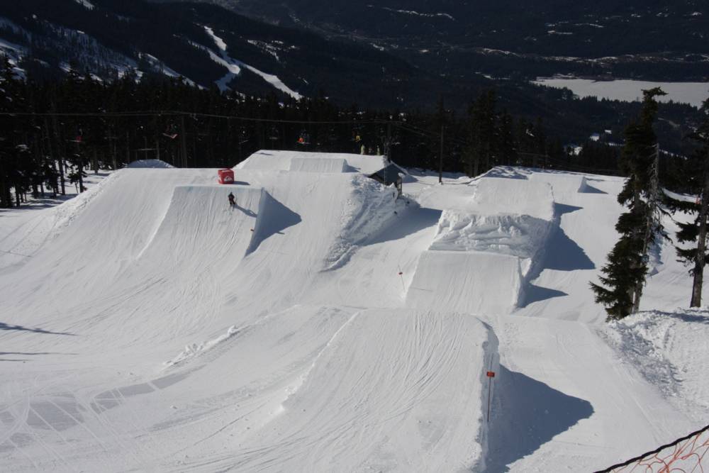 Snowpark Whistler Blackcomb - fun park Whistler Blackcomb